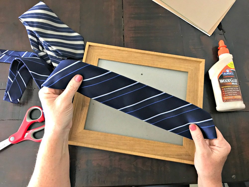 DIY Father's Day Tie Wrapped Picture Frame American Greetings Target