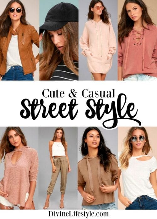 Cute Casual Street Style for Women Fashion Clothing