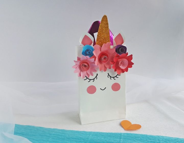 DIY Unicorn Gift Bag Kids Birthday Party Goodie Bag