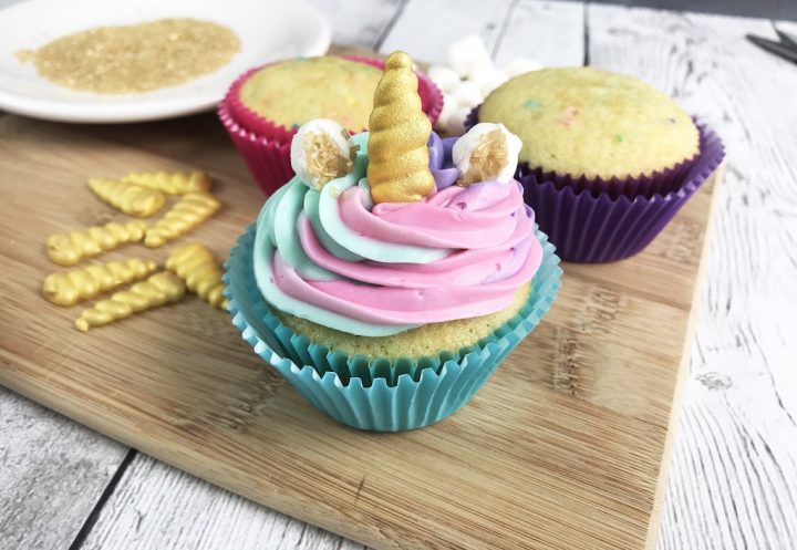 Unicorn Cupcakes Recipe Kids Birthday Party Girls Night Desserts