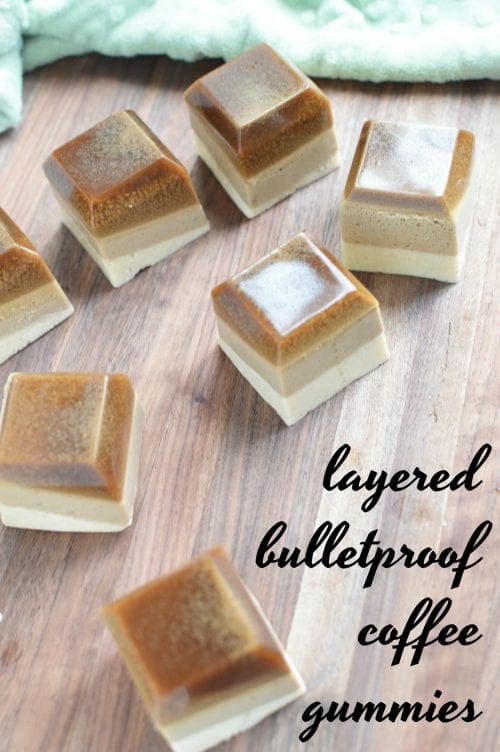 Coffee Gummies layered bulletproof caffeine morning kick