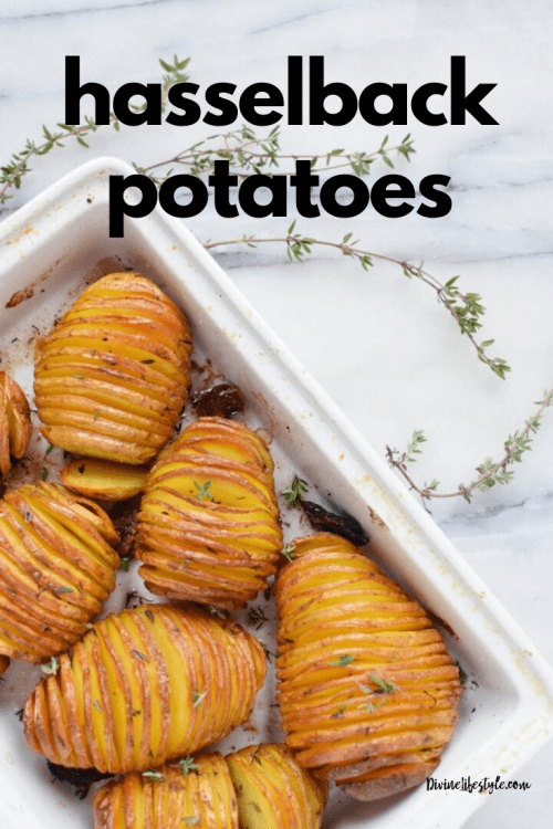 Hasselback potatoes recipe Potato recipe side dishes