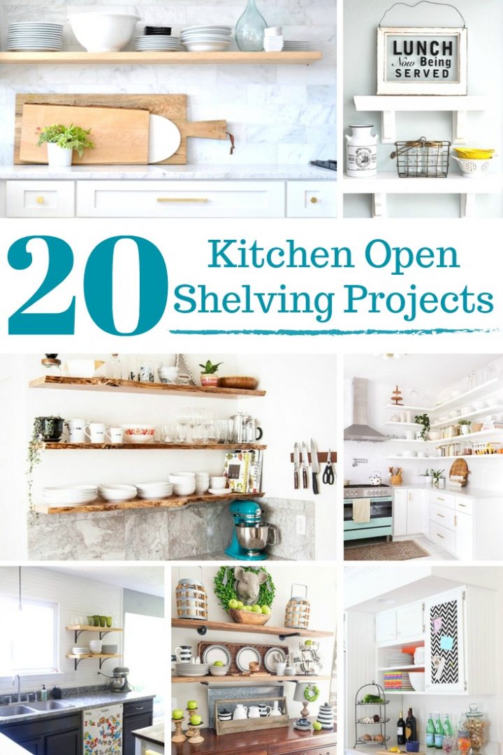 DIY Open Shelving Kitchen Projects Home Design