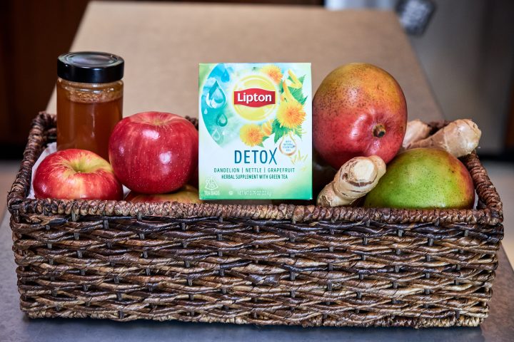 Thanksgiving Survival Kit with Lipton Detox Tea and Publix