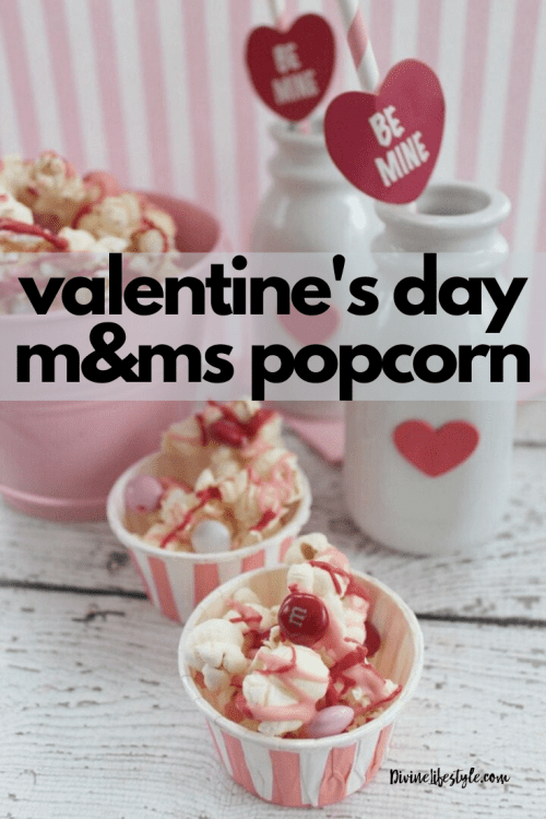 Valentine's Day M&M'S Popcorn Recipe Candy Class Party