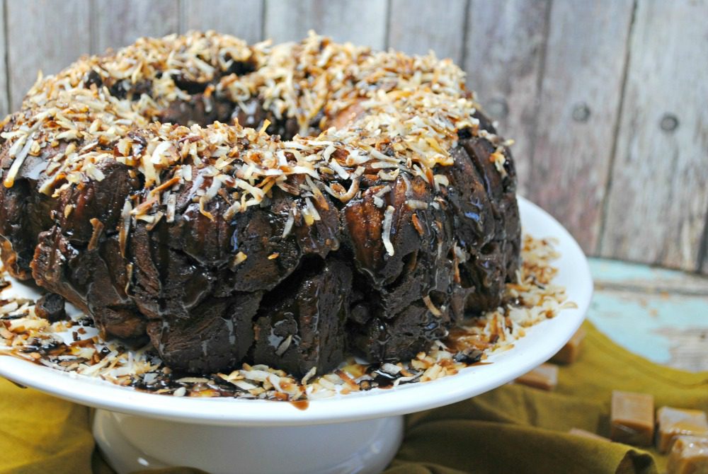 Samoa Chocolate Monkey Bread Recipe Baked Breakfast Pastry