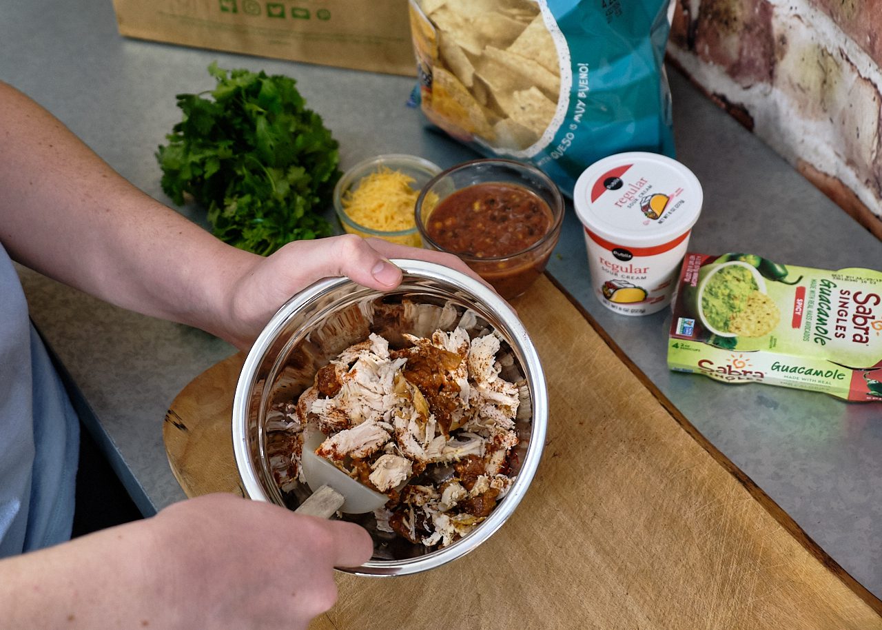 Mini Chicken Tostadas Recipe Dinner Appetizer Divine Lifestyle
