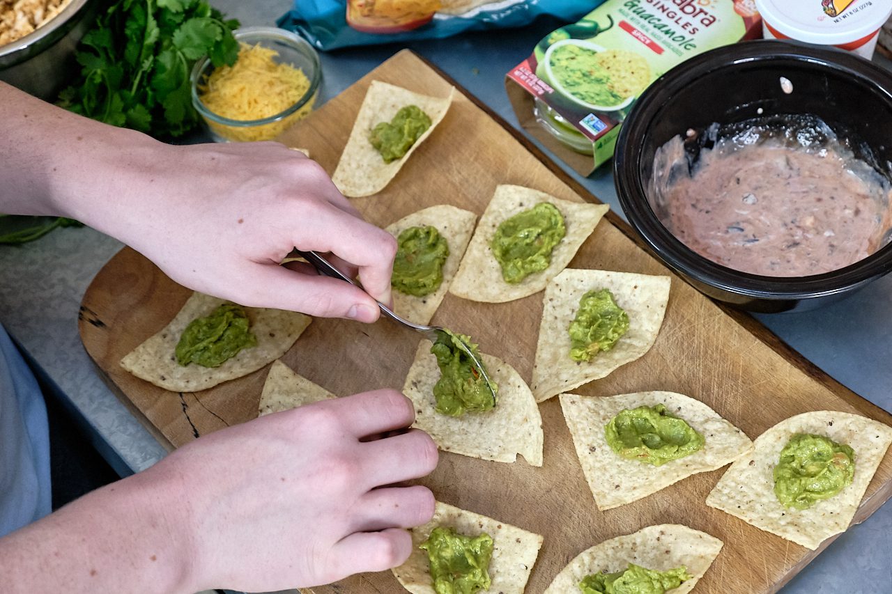 Mini Chicken Tostadas Recipe Dinner Appetizer Divine Lifestyle