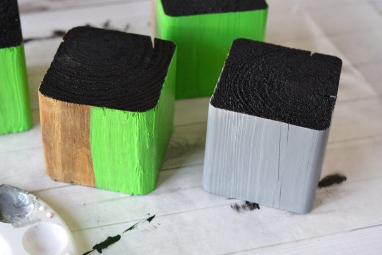 Easy Halloween DIY: EEK Wood Blocks Divine Lifestyle