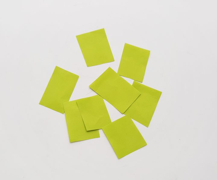 DIY Crumpled Paper Christmas Tree Craft Holiday Decor