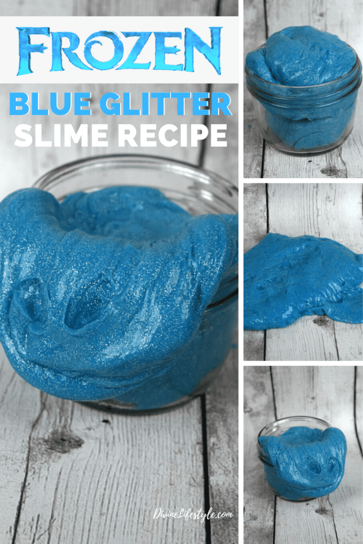 FROZEN Glitter Slime Recipe Disney Divine Lifestyle