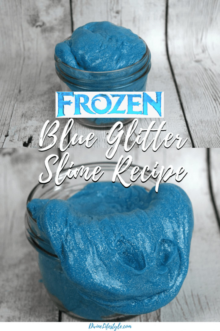 FROZEN Glitter Slime Recipe Disney Divine Lifestyle