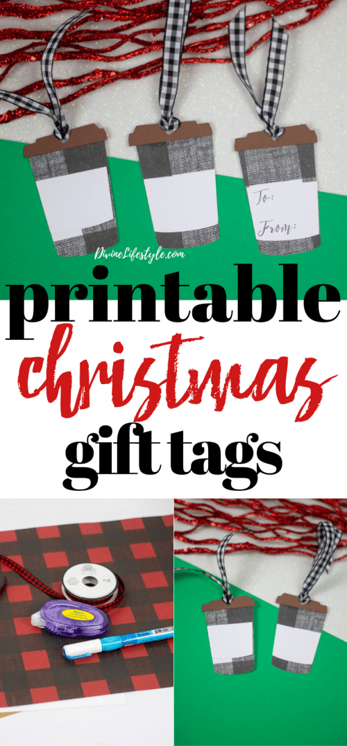 Free Printable Travel Coffee Cup Christmas Gift Tags Divine Lifestyle