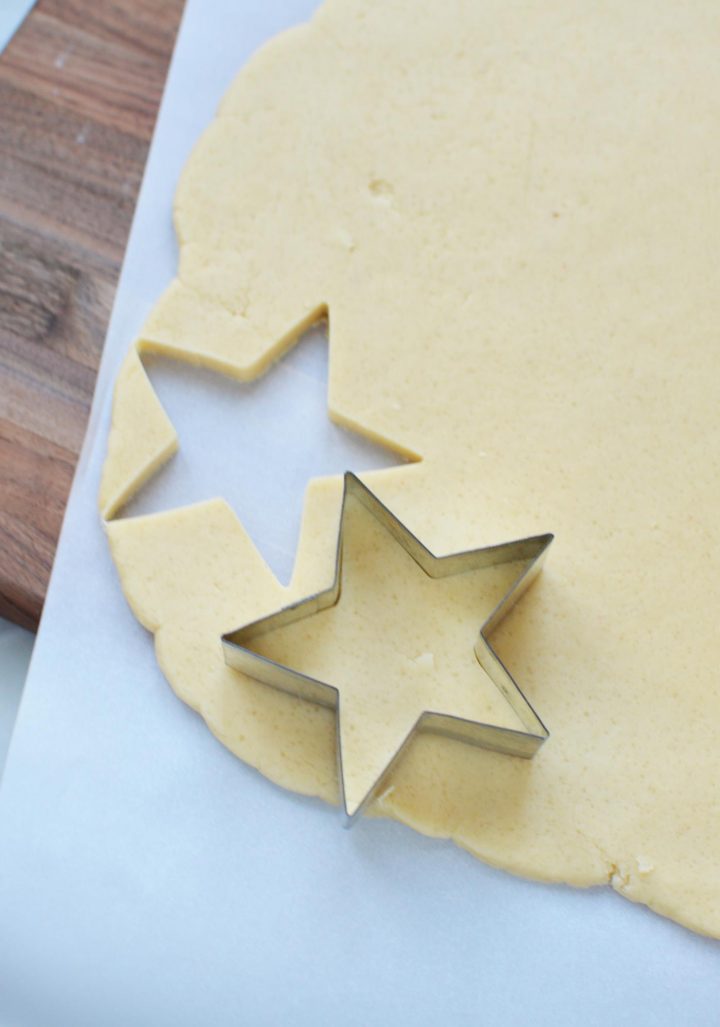 Shortbread Cookie Cutout Recipe Holiday Stars