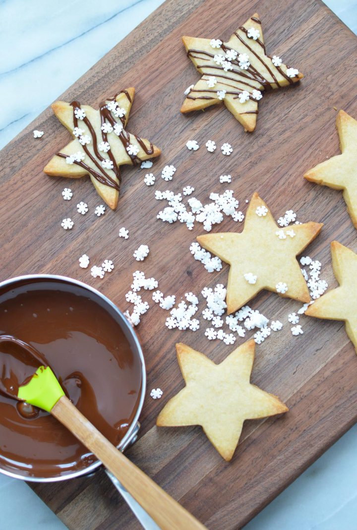 Shortbread Cookie Cutout Recipe Holiday Stars