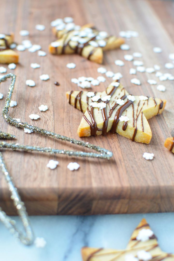 Shortbread Cookie Cutout Recipe Holiday Stars