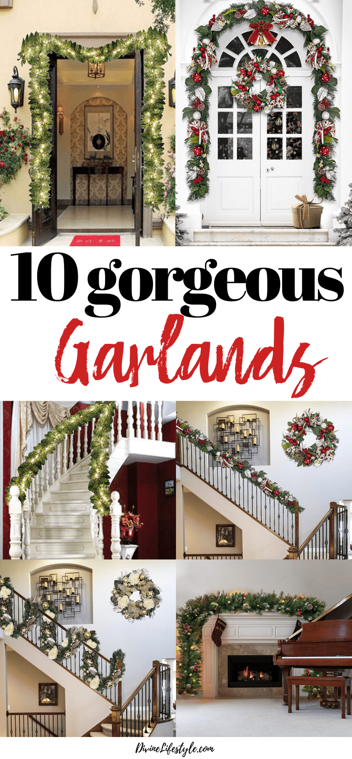 10 Gorgeous Christmas Garland Ideas Tree Decor Holiday
