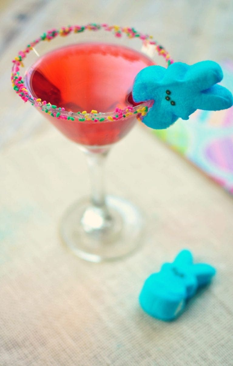 Bunny PEEPS Easter Martini Spring Alcoholic Brunch Beverages