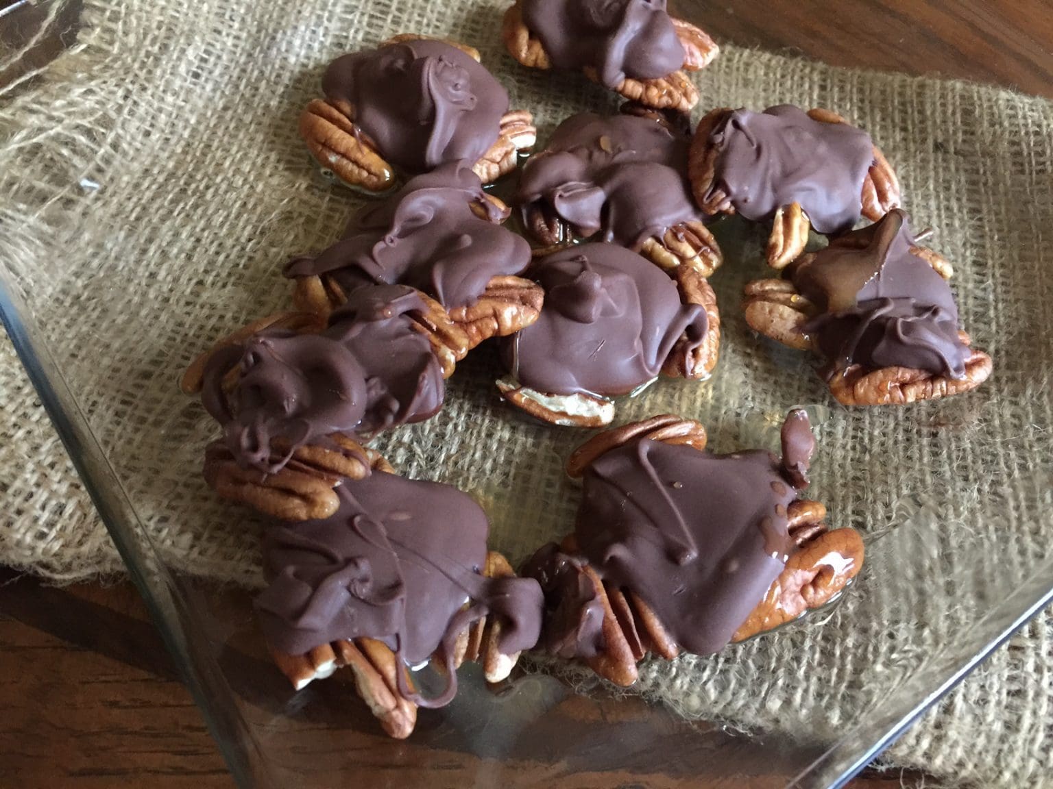 Chocolate Pecan Turtle Clusters Candy Recipe Divine Lifestyle
