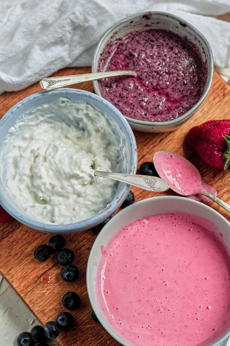 Creamy Frozen Berry Popsicle Recipe Strawberry Blueberry