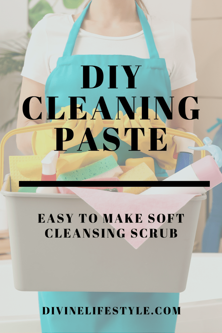 DIY Cleaning Paste Homemade Scrubbing Cleaner Divine Lifestyle