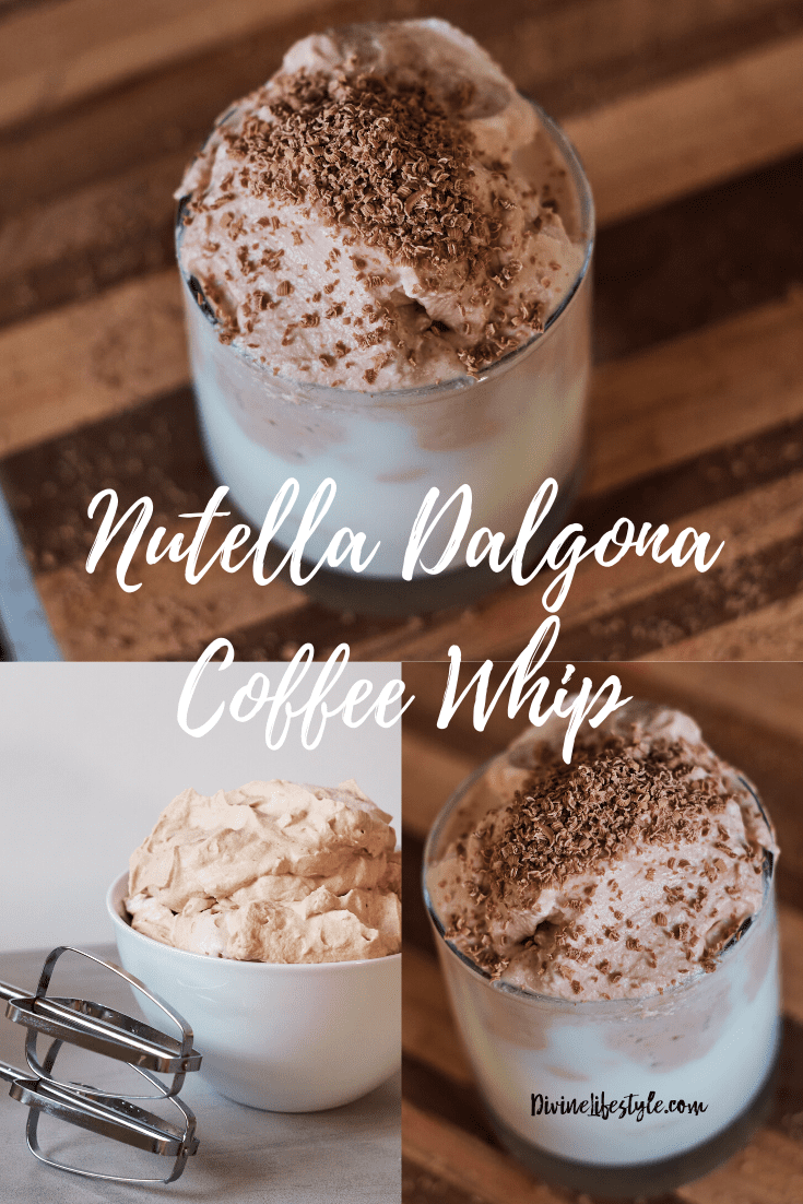 Dalgona Korean Whipped Coffee Fluff Nutella Dalgona Coffee Whip