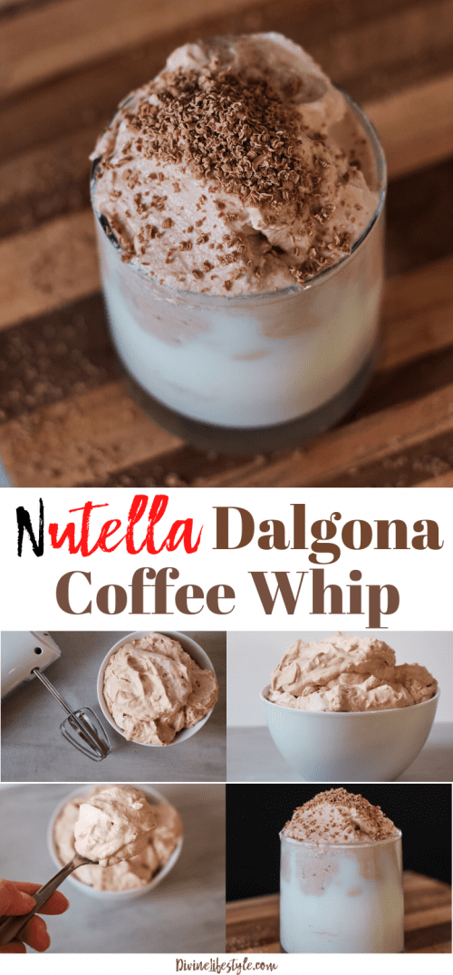 Dalgona Korean Whipped Coffee Fluff Nutella Dalgona Coffee Whip