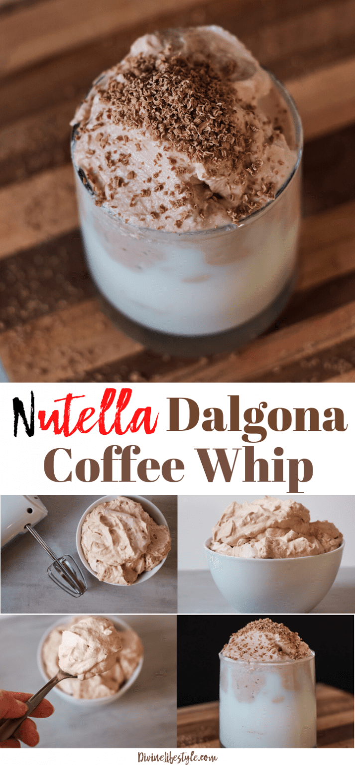 Dalgona Korean Whipped Coffee Fluff Nutella Dalgona Coffee Whip