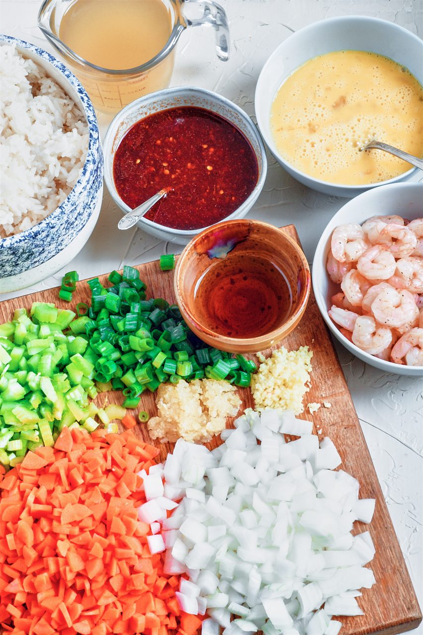 Spicy Shrimp Fried Rice Recipe Authentic Chinese Food