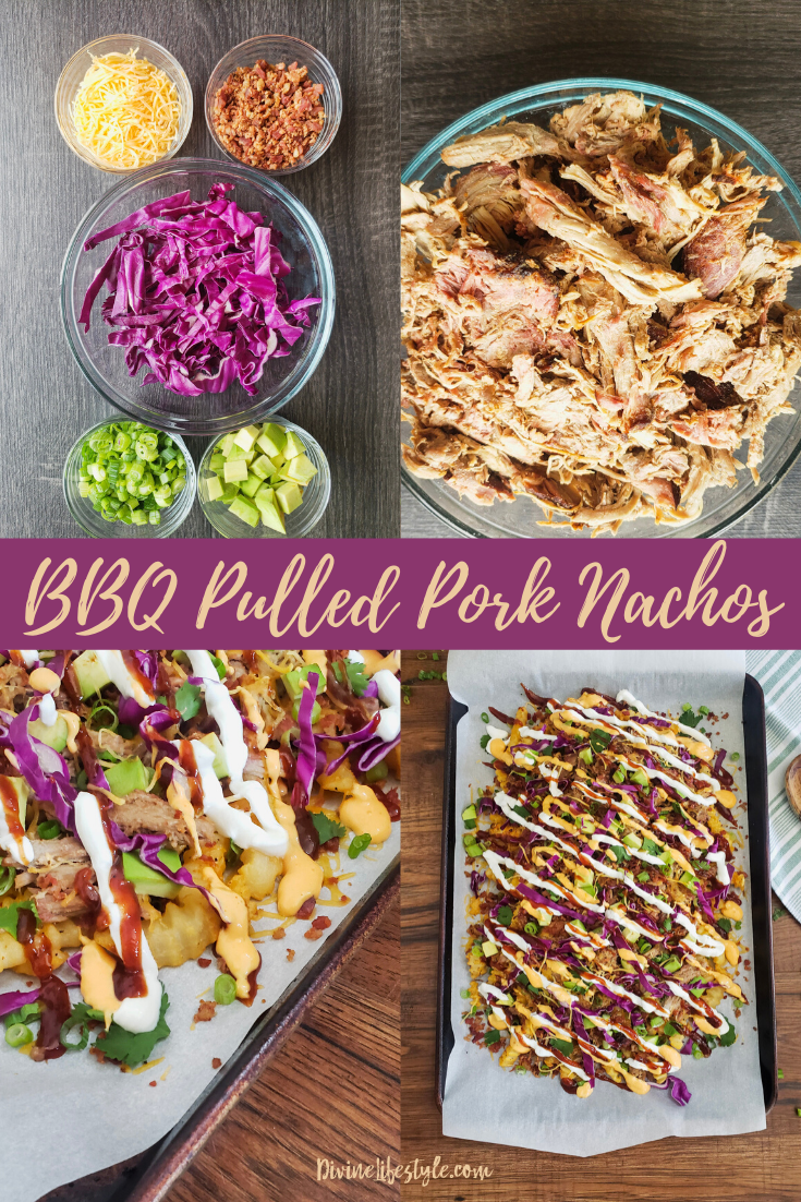 BBQ Pulled Pork Nachos Recipe Cowboy Nachos Divine Lifestyle