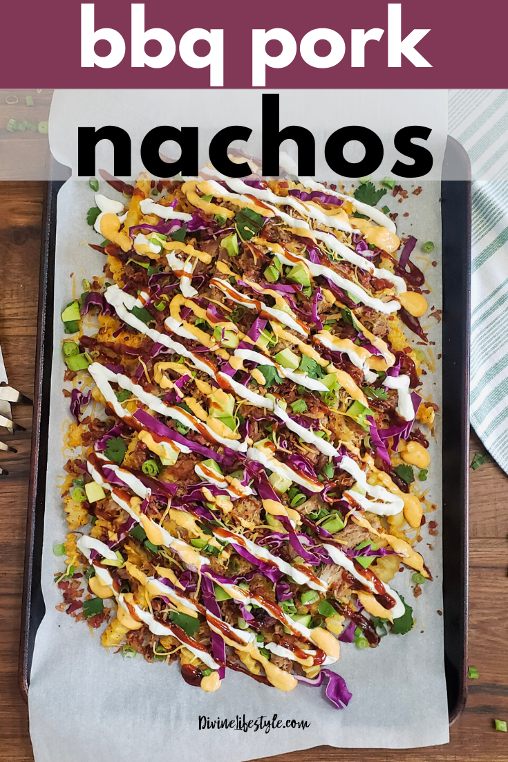 BBQ Pulled Pork Nachos Recipe Cowboy Nachos Divine Lifestyle