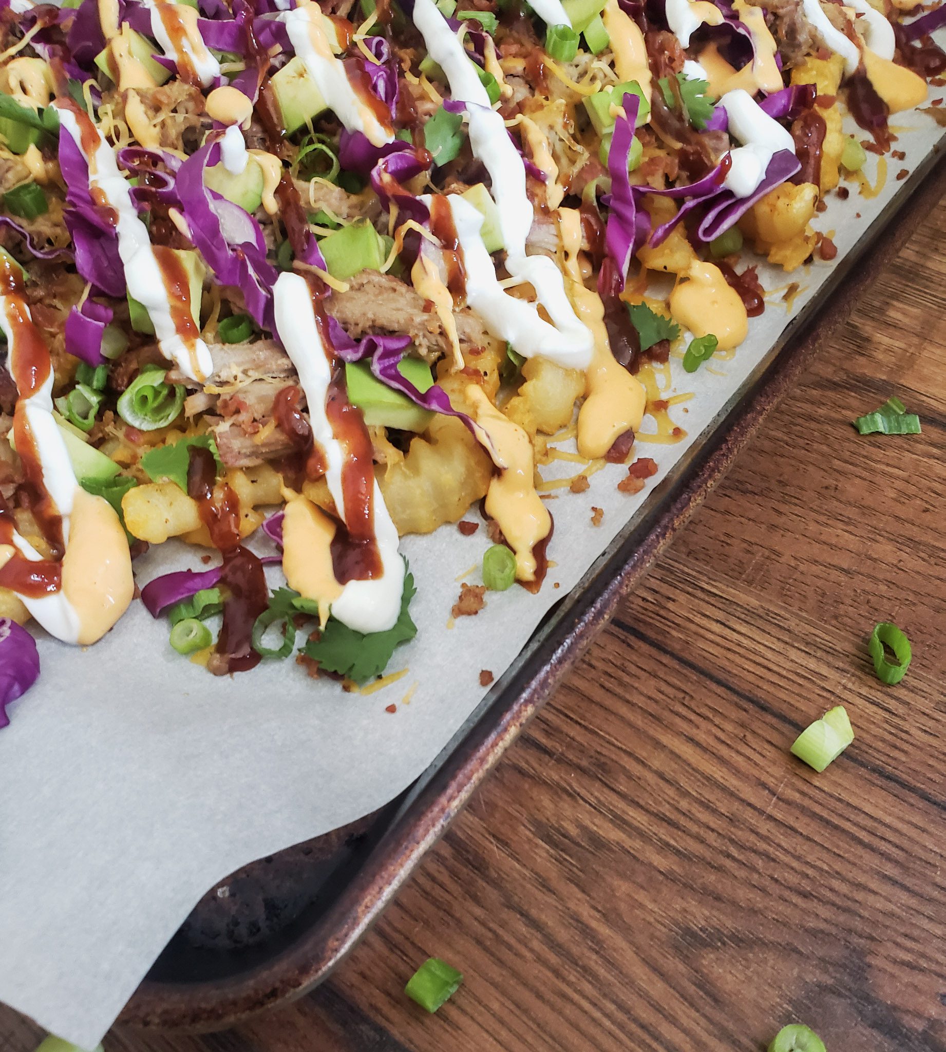 BBQ Pulled Pork Nachos Recipe Cowboy Nachos Divine Lifestyle
