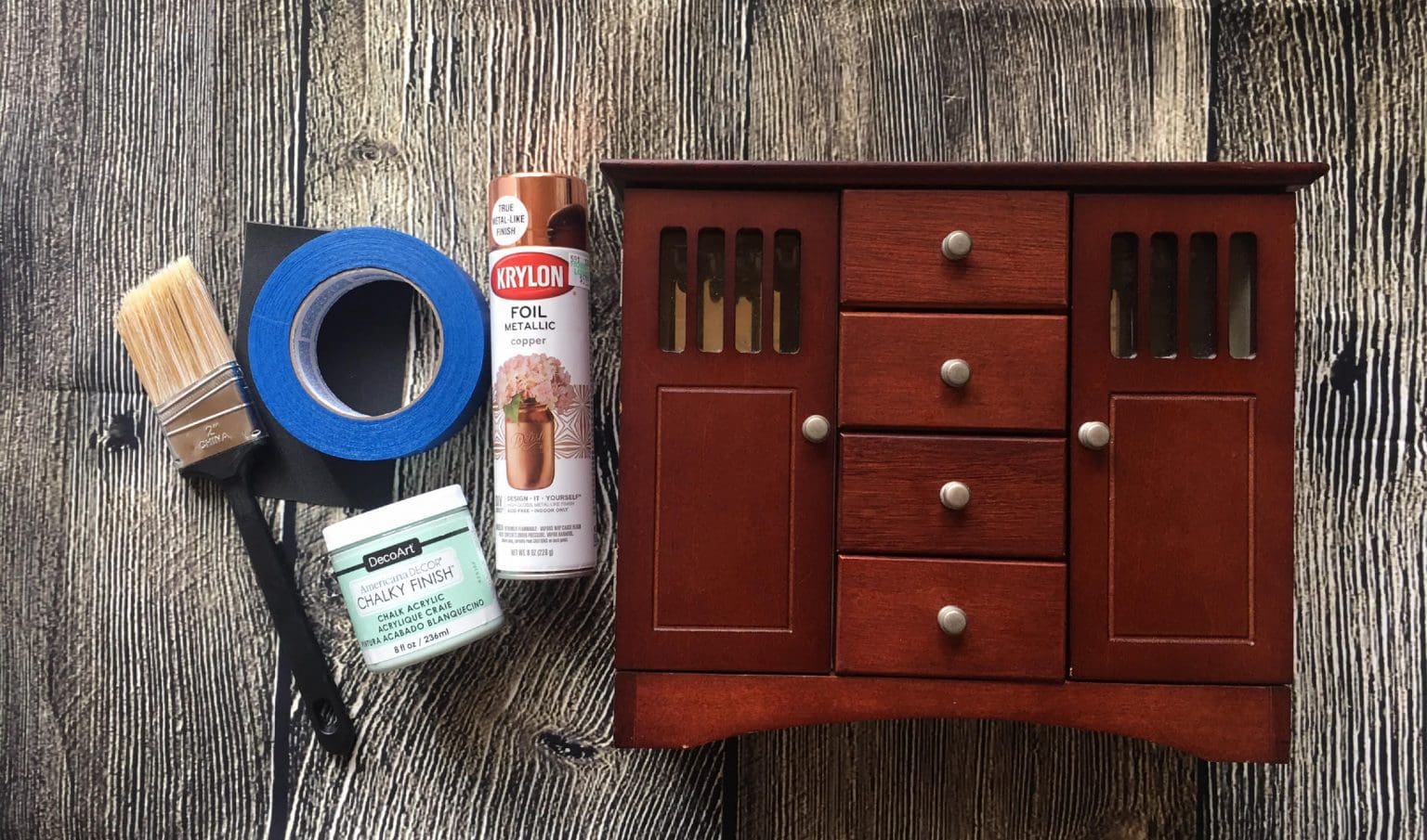 DIY Chalk Paint Jewelry Box Upcycle Project Divine Lifestyle
