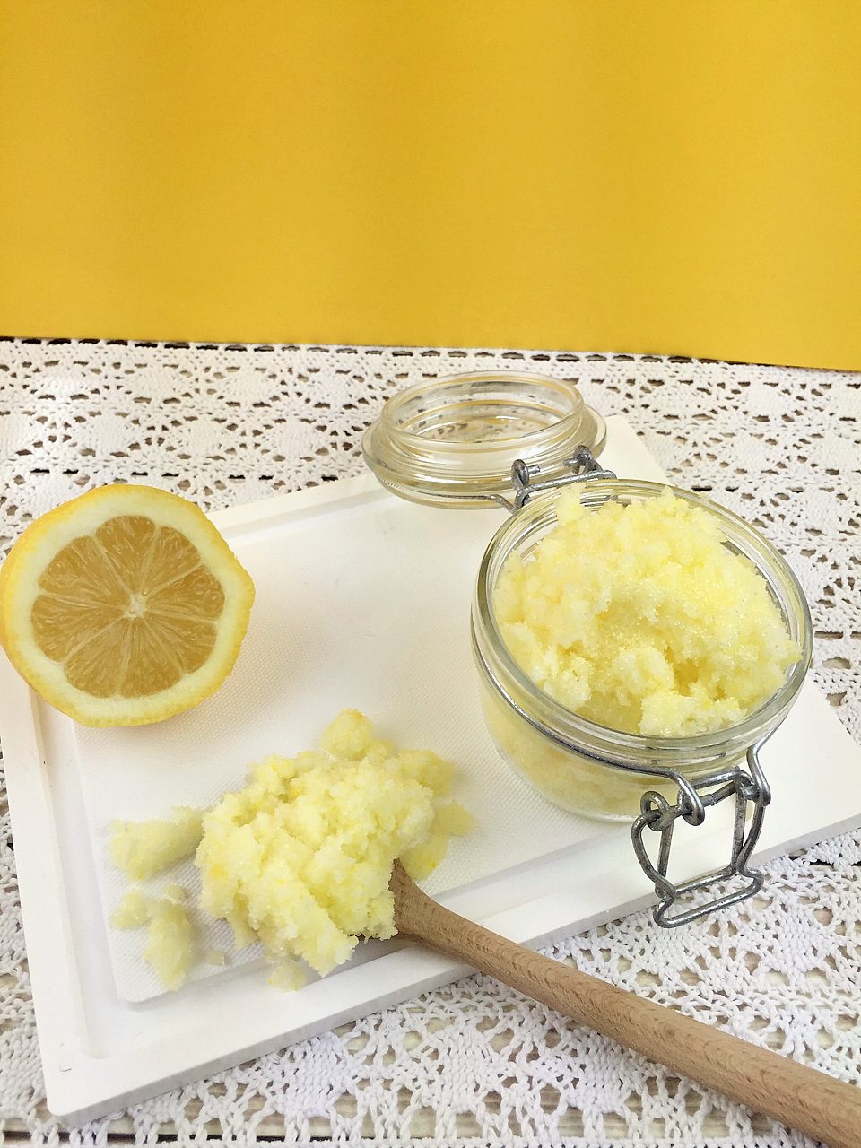 Lemon Zesty Scrub Beauty Body Scrub Sugar