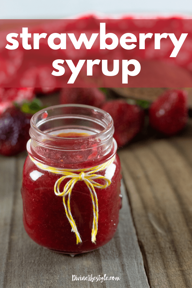 Quick Strawberry Syrup with Honey Recipe Fresh Berry Simple Syrup