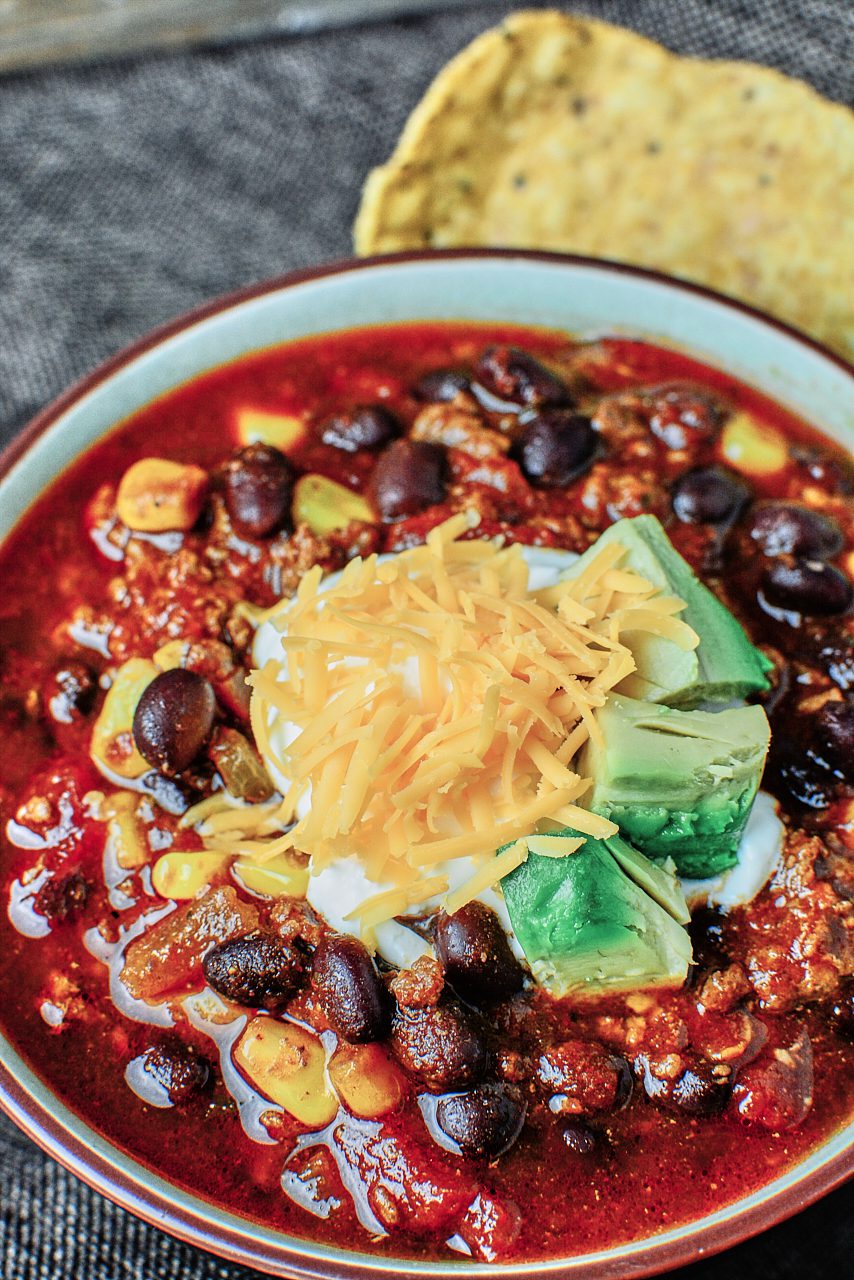 Crockpot Taco Chili Slow Cooker Recipe Dinner Recipe