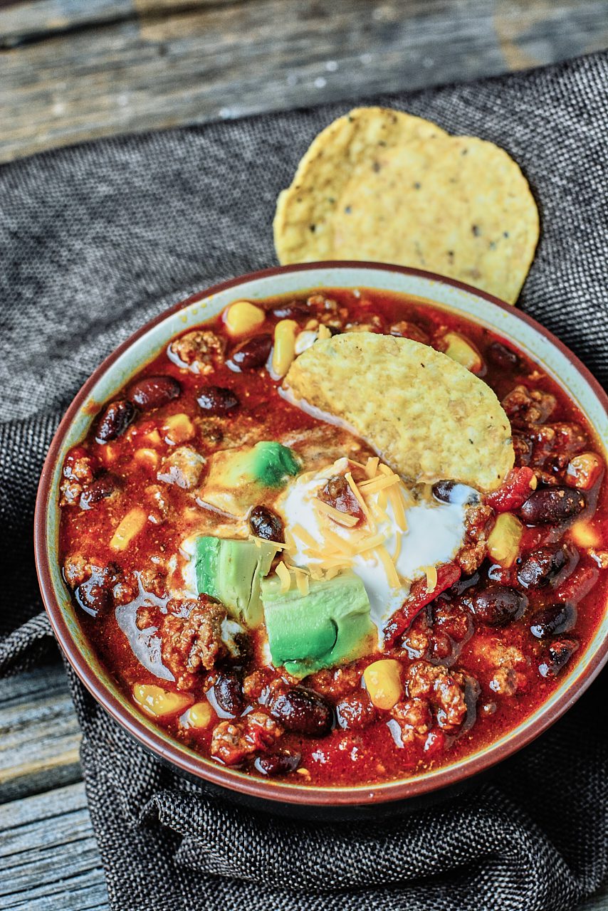 Crockpot Taco Chili Slow Cooker Recipe Dinner Recipe