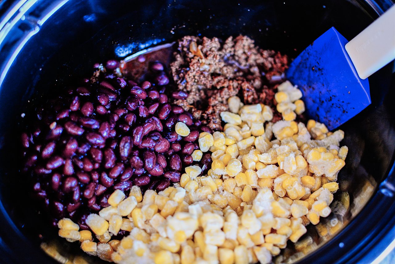 Crockpot Taco Chili Slow Cooker Recipe Dinner Recipe