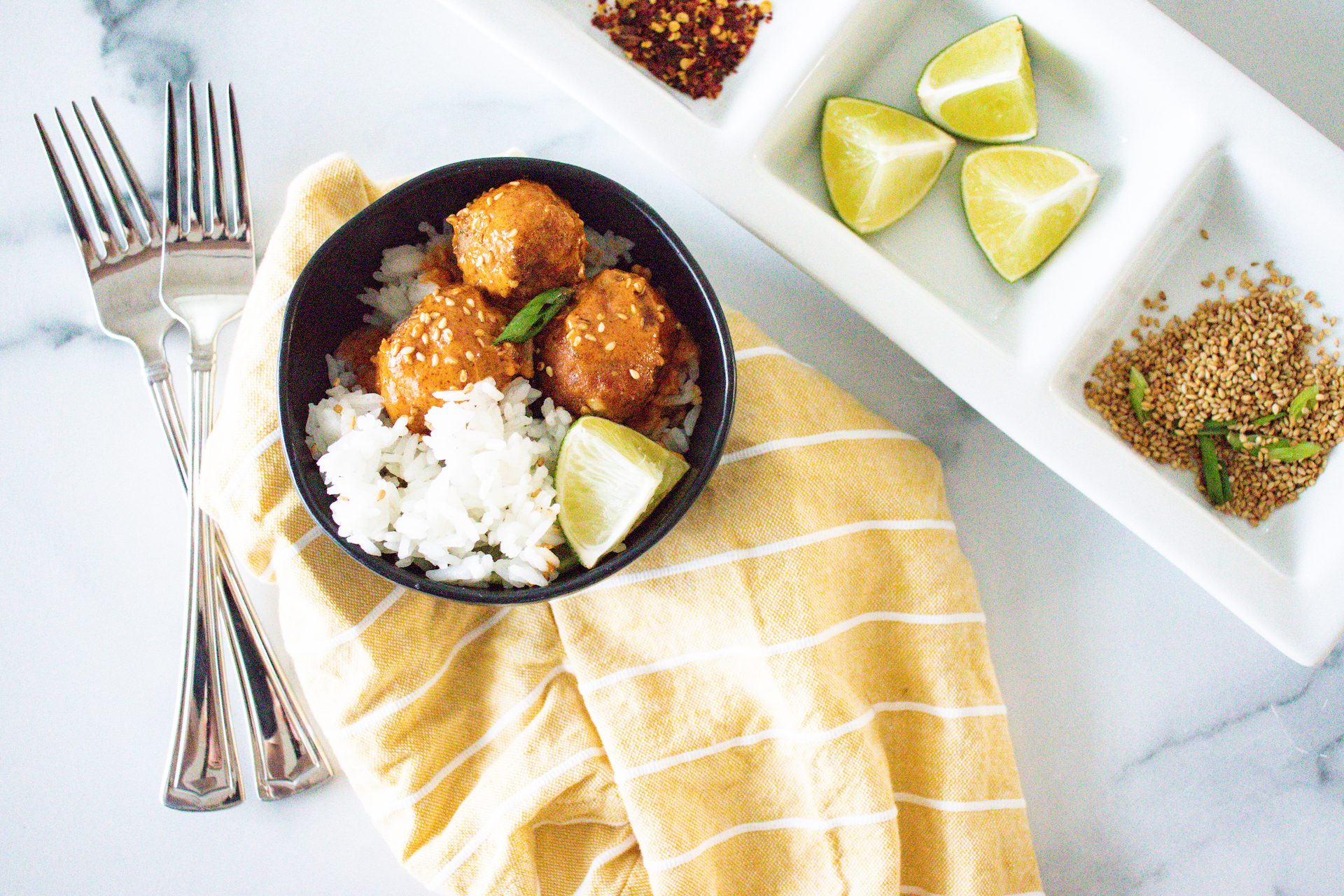 Thai Red Curry Meatballs