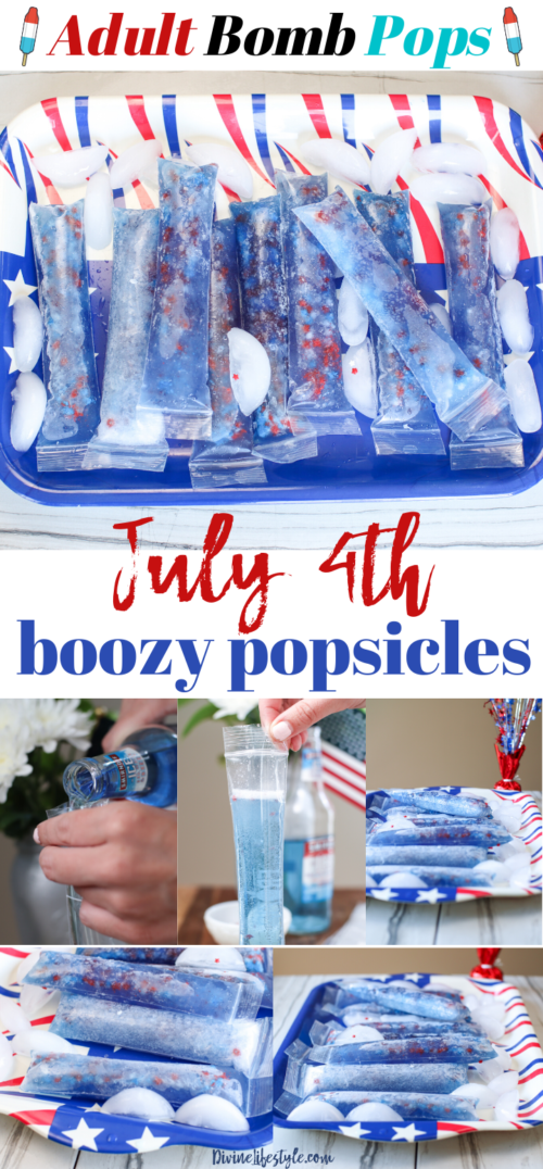How to Make Boozy Popsicles Recipe 4th of July Alcohol Popsicles