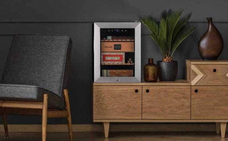 Newair 250 Count Electronic Cigar Humidor Stainless Steel