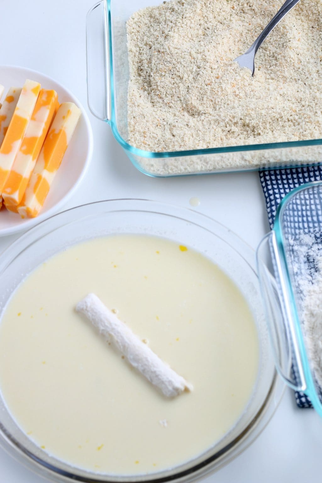 How to Make Mozzarella Sticks with String Cheese