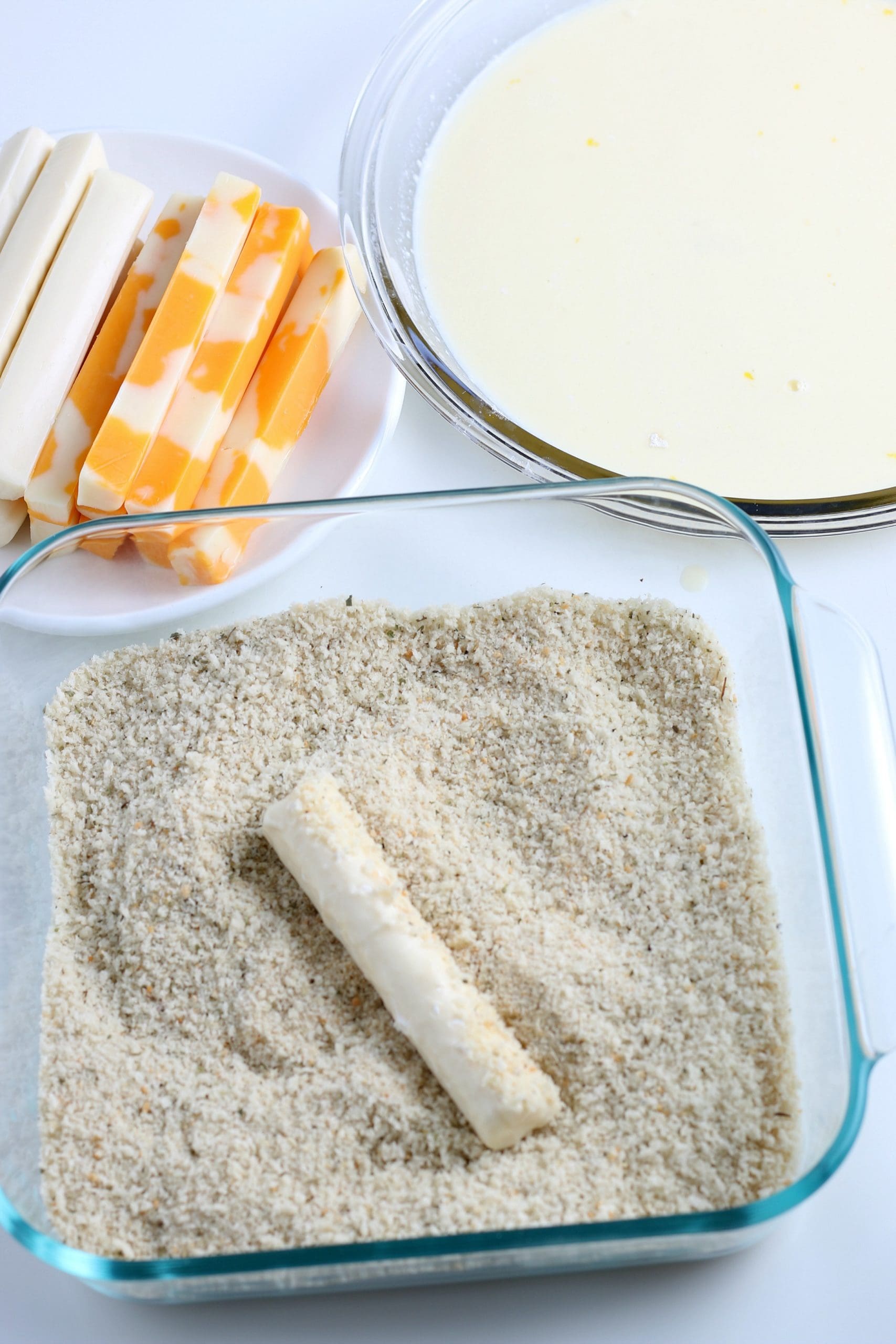 How to Make Mozzarella Sticks with String Cheese