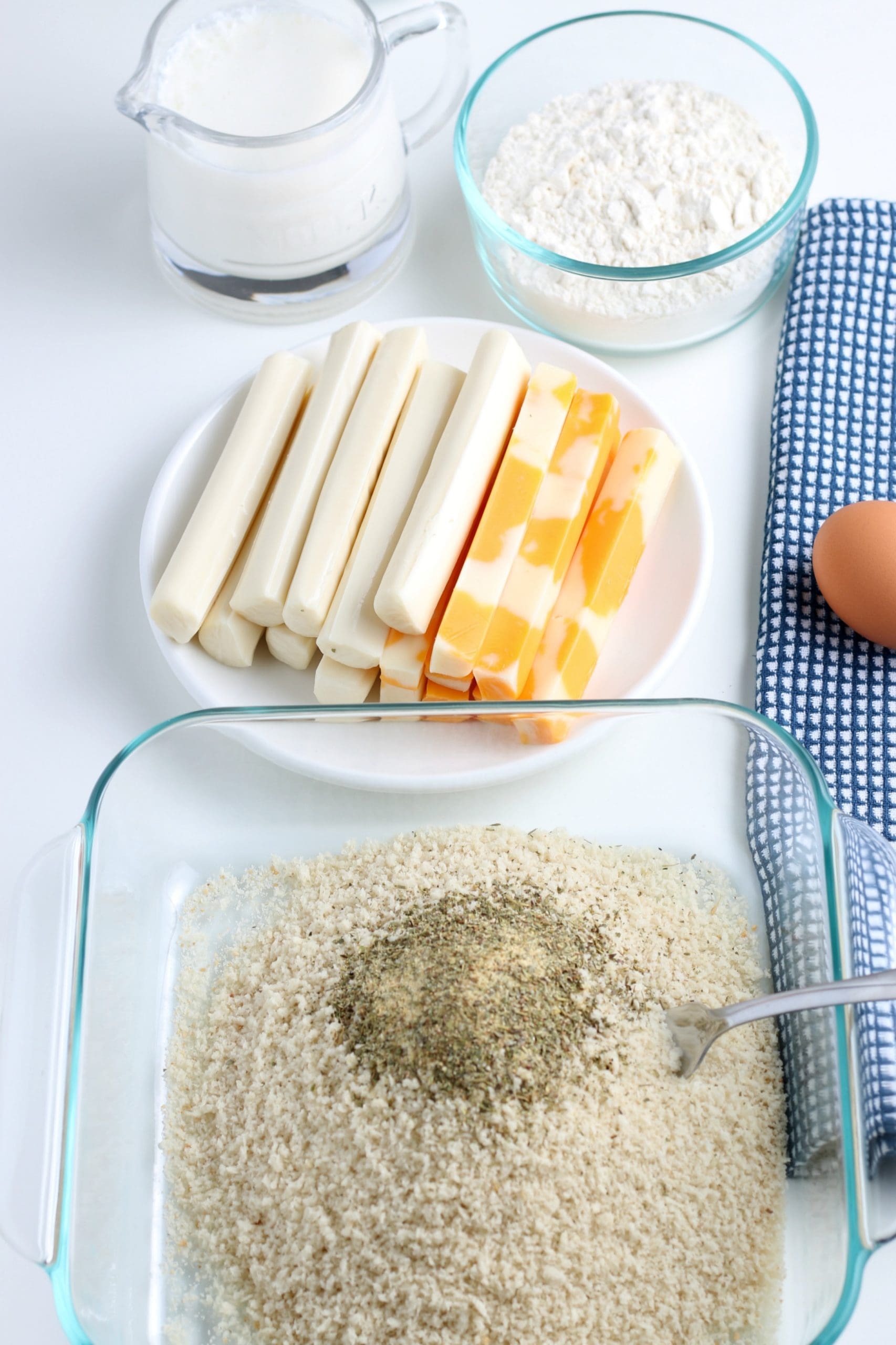 How to Make Mozzarella Sticks with String Cheese