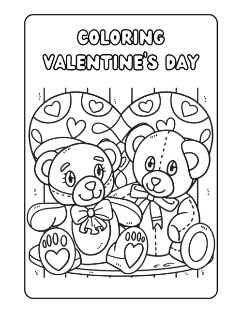 Valentine's Day Printable Coloring Pages