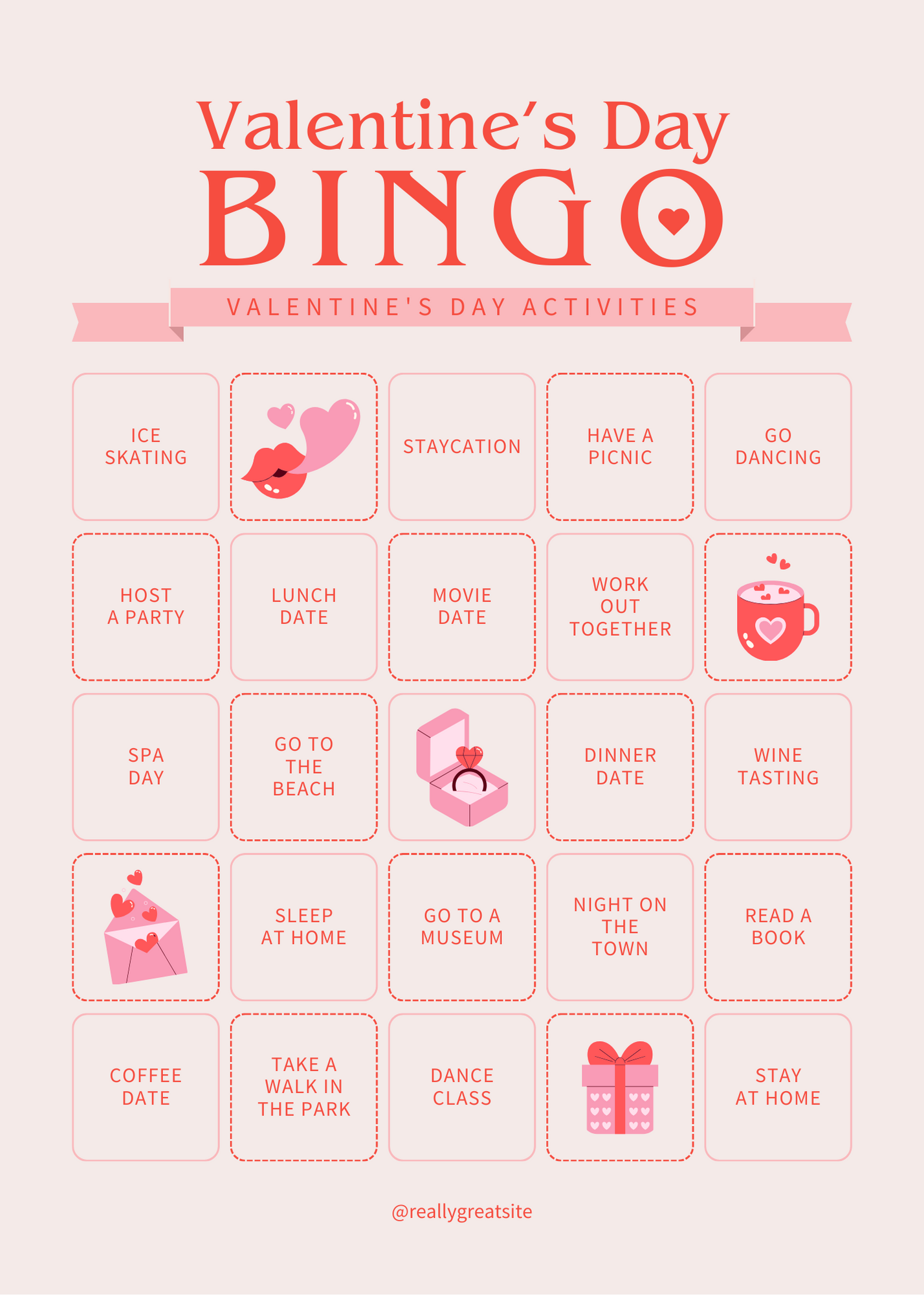 Valentine's Day Bingo Printable