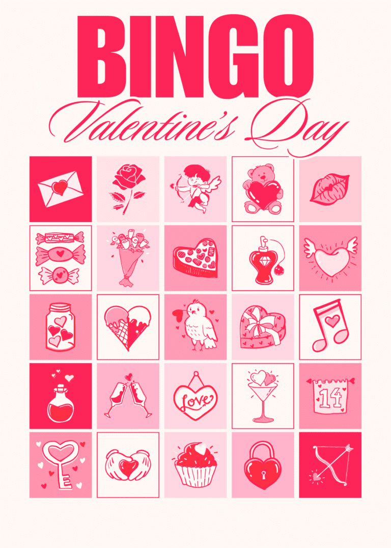 Valentine's Day Bingo Printable