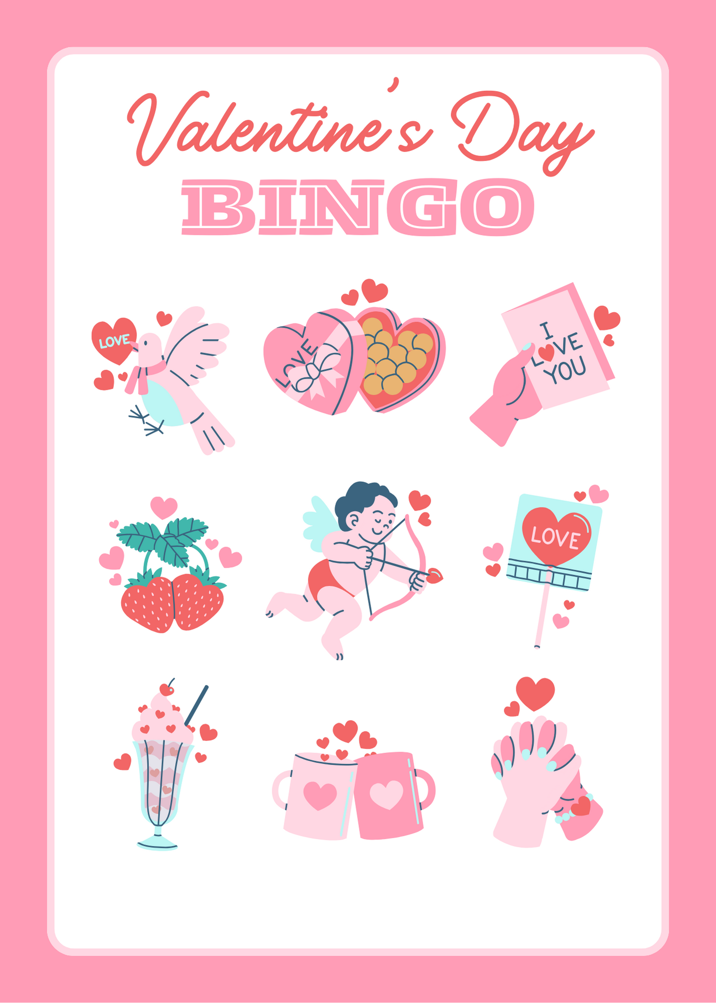 Valentine's Day Bingo Printable