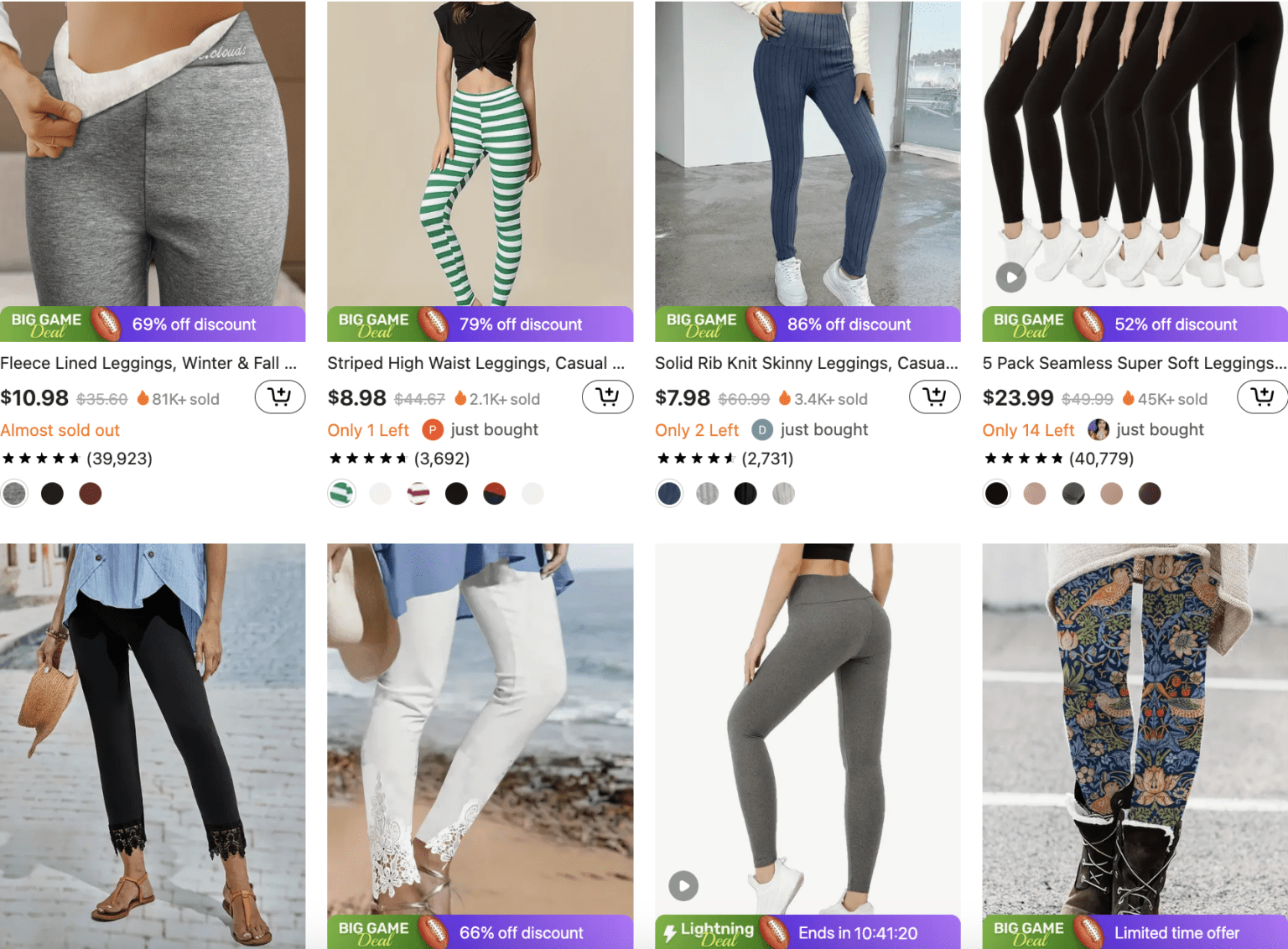 Women's Temu Clothing