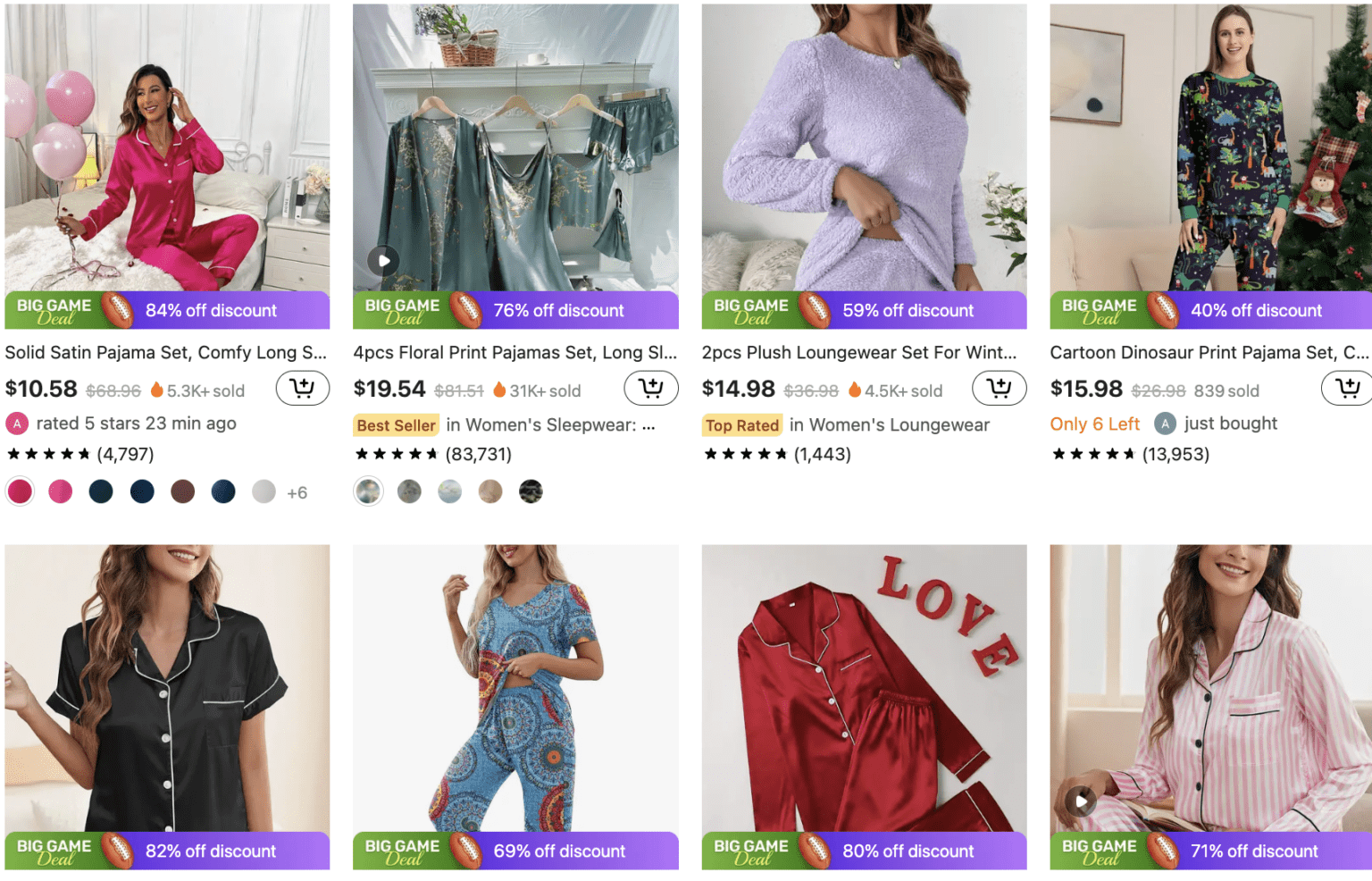 Women's Temu Clothing